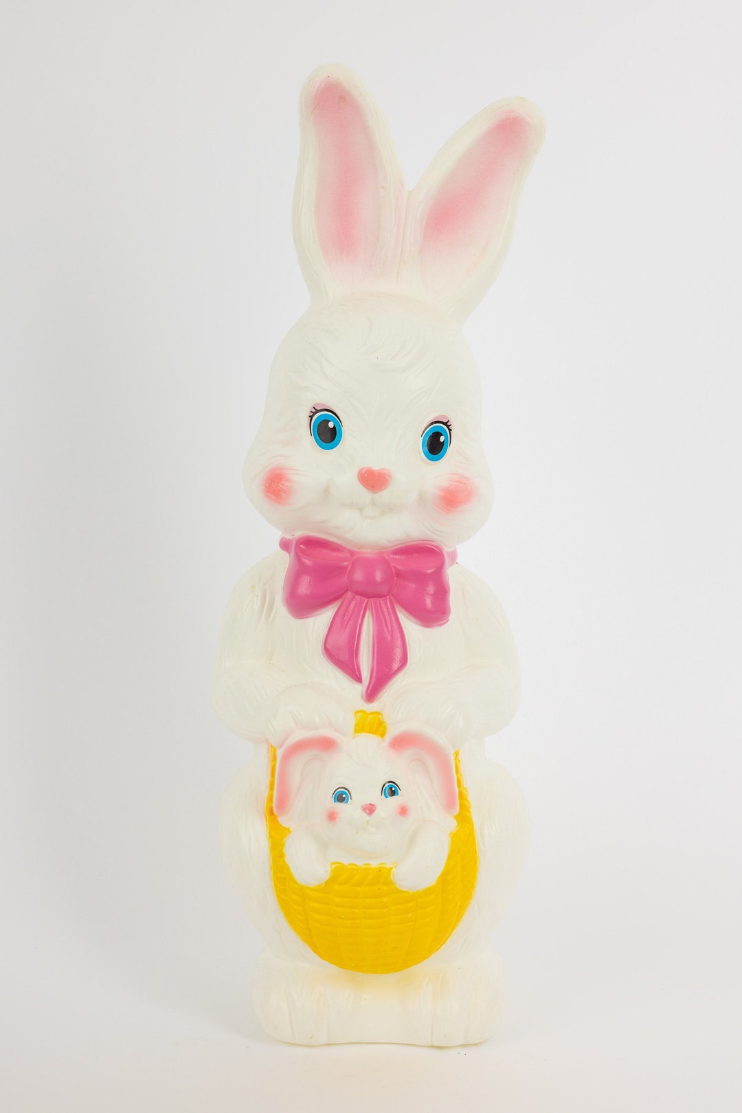 Vintage Light up Easter Bunny Blow Mold - Etsy