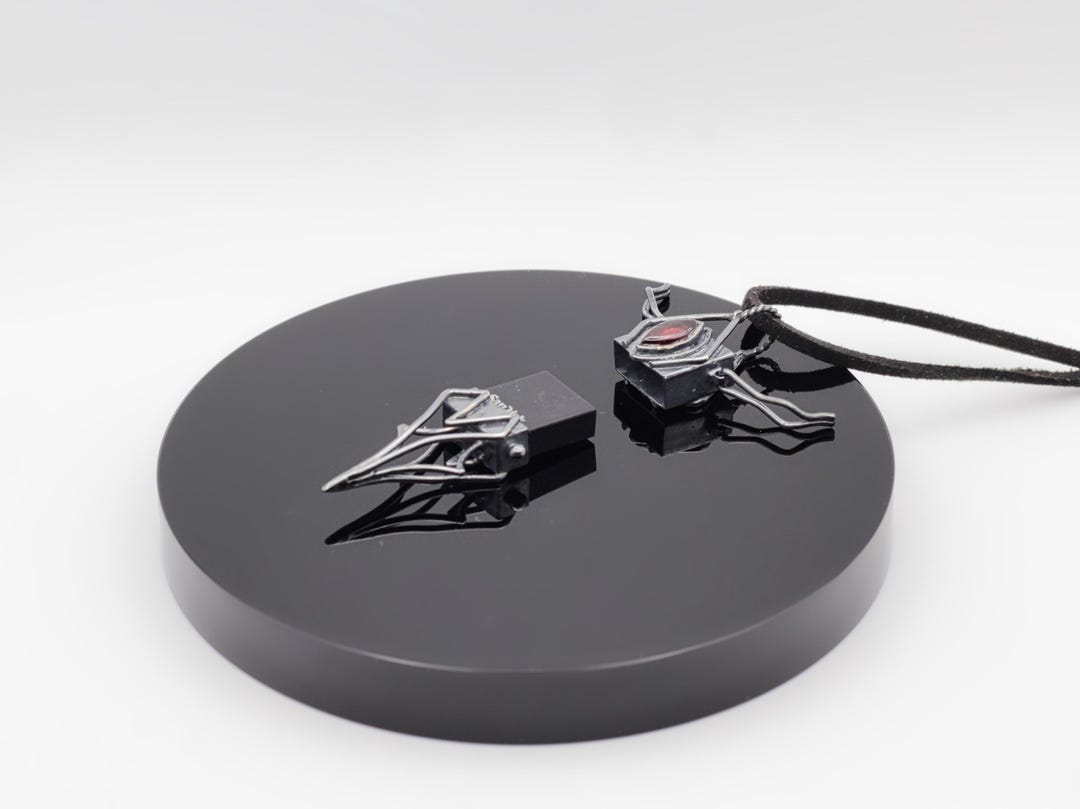 Amuleto guardián negro con memoria USB oculta de 128 GB y piedra ...