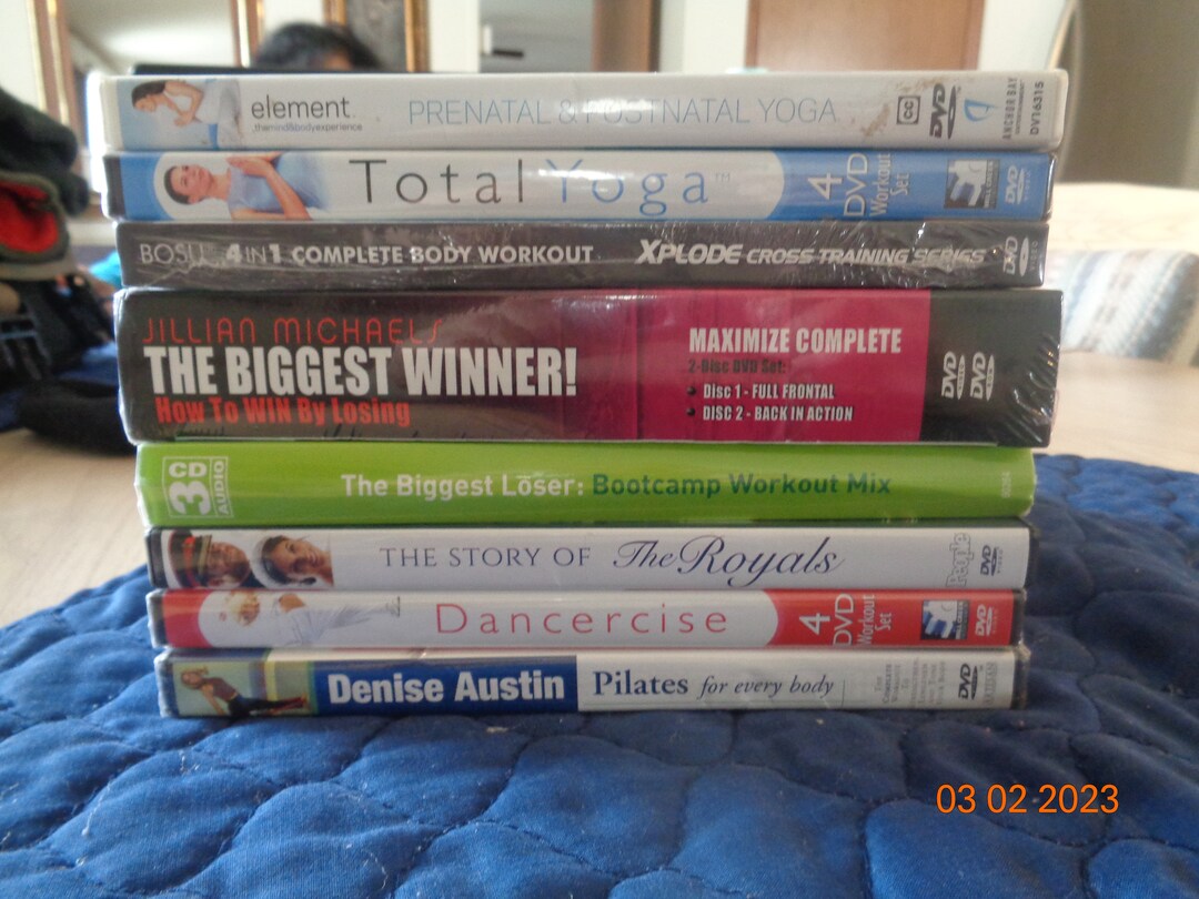 Lot of Dvd & Cd 7 Dvd 3 Cd Workouts New Free Shipping - Etsy