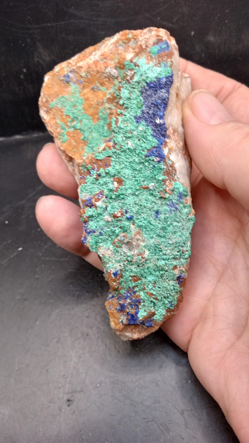 Azurite Malachite Pyrite Specimen: New Mexico Mineral Trio - Etsy
