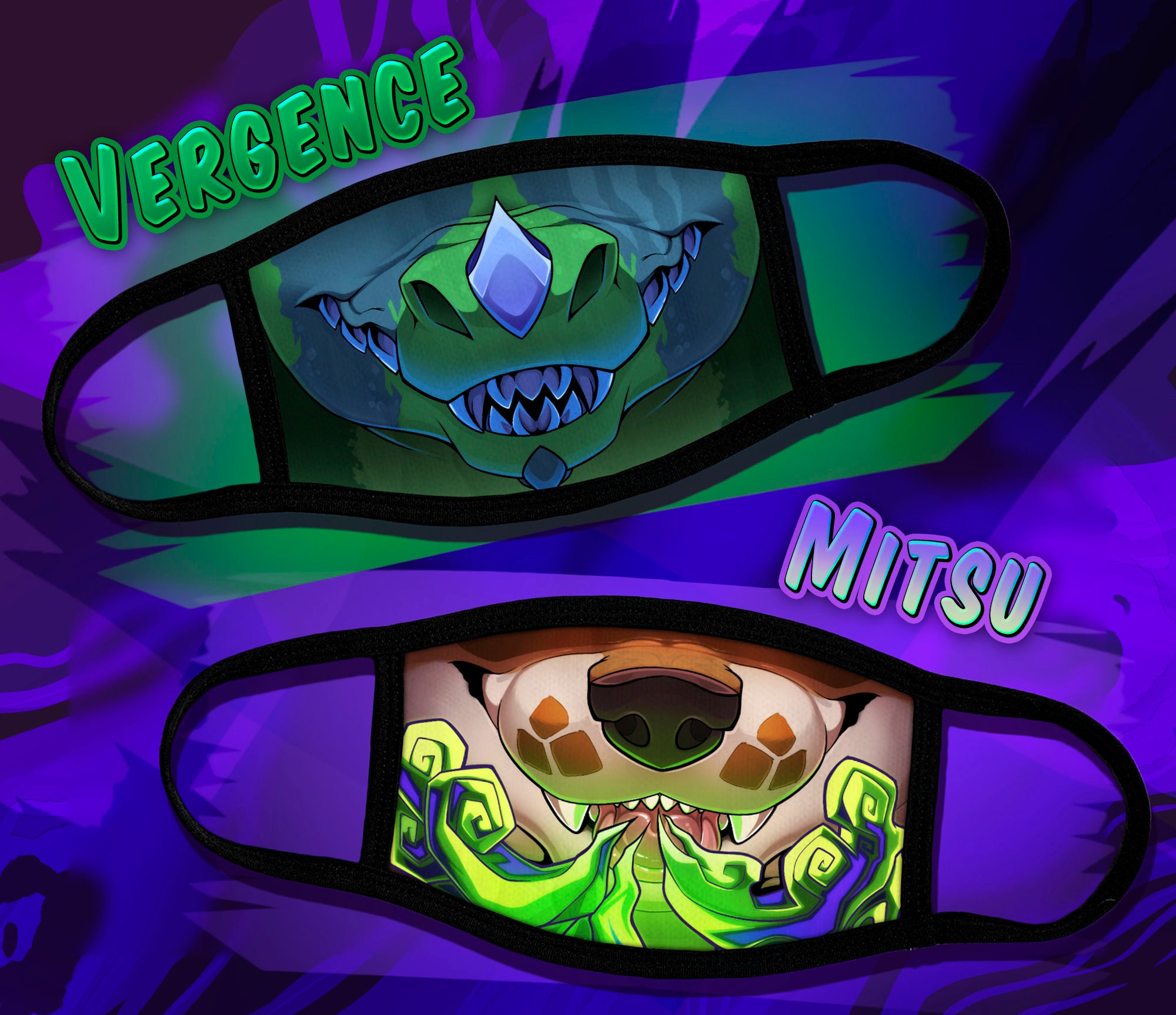 Furry Face Masks // Multiple Maw Styles | Etsy