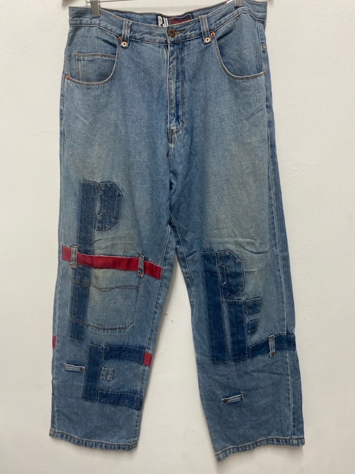 Pepe Jeans Baggy Blue W36 JNCO Rappers Denim Hip Hop Rap 90s - Etsy