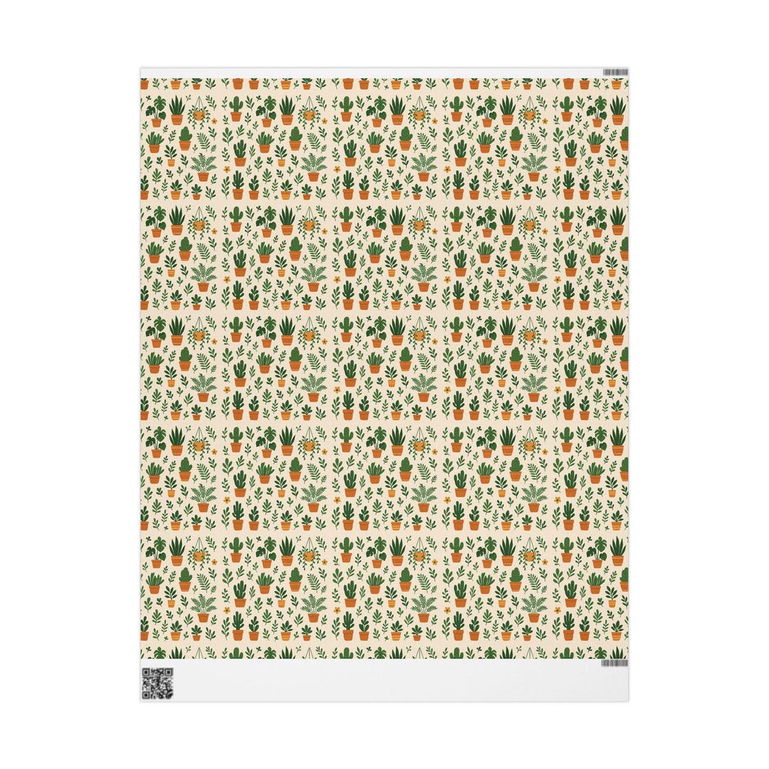 Botanical Wrapping Paper: Plant Lover Gift Wrap, Greenery Design - Etsy