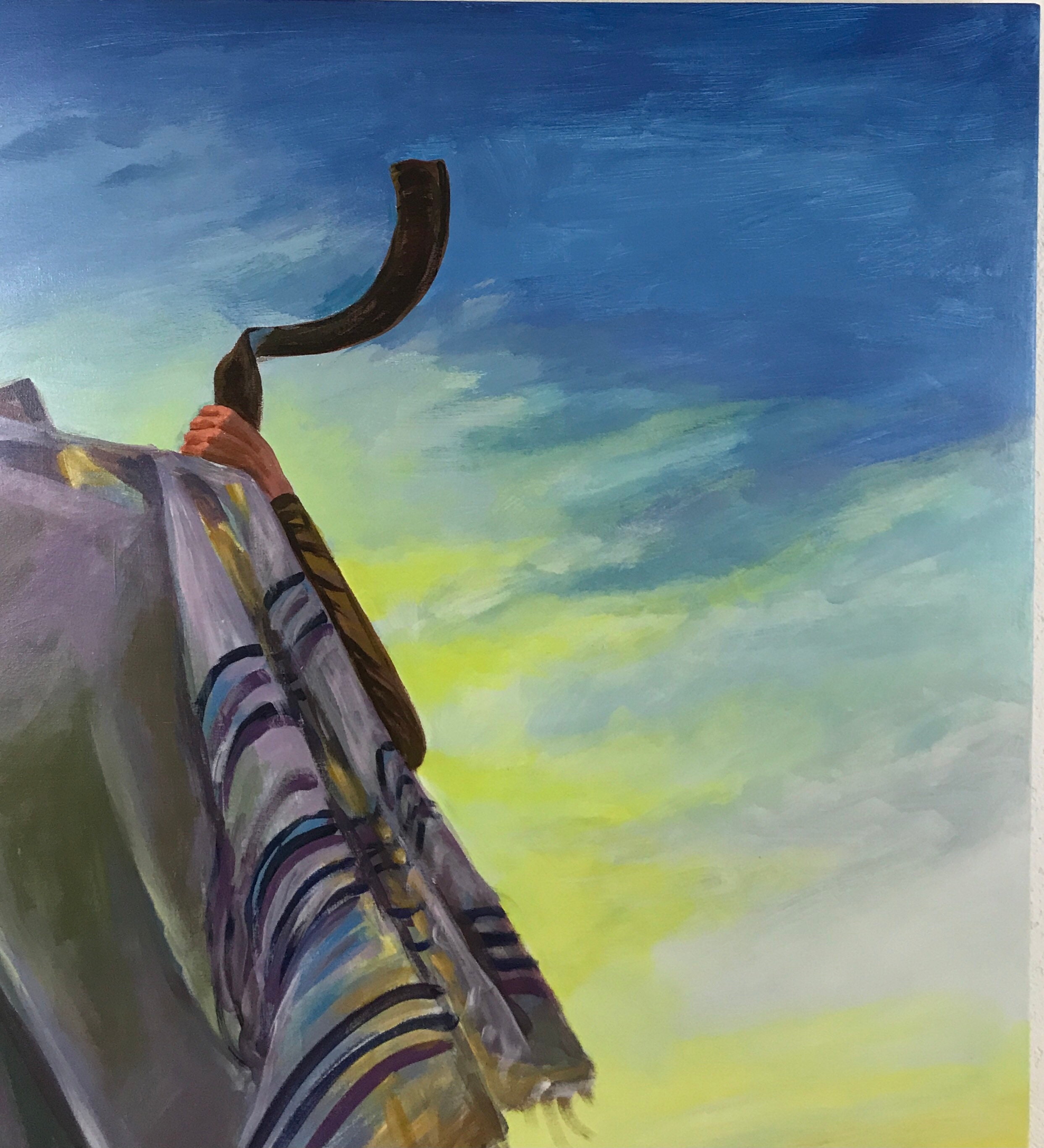 Rosh Hashanah Holy Land Jerusalem Israel Judaism, Hand Made One of a ...