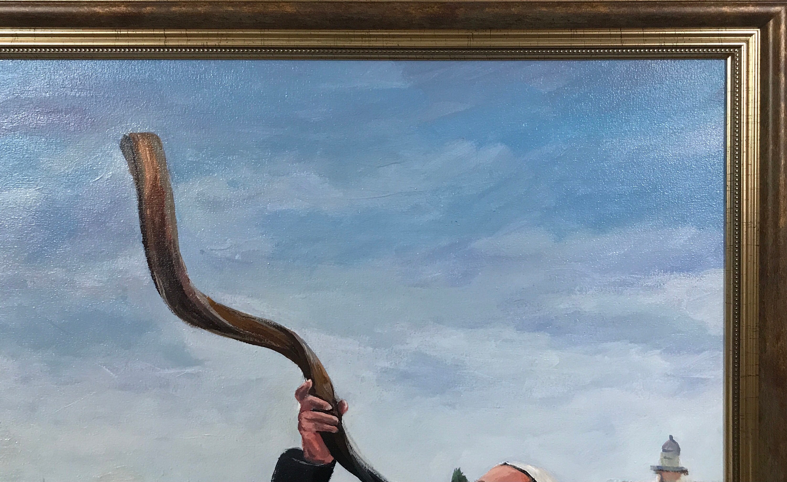 Original Acrylic Painting, Western Wall, Rosh Hashanah, Holy Land ...