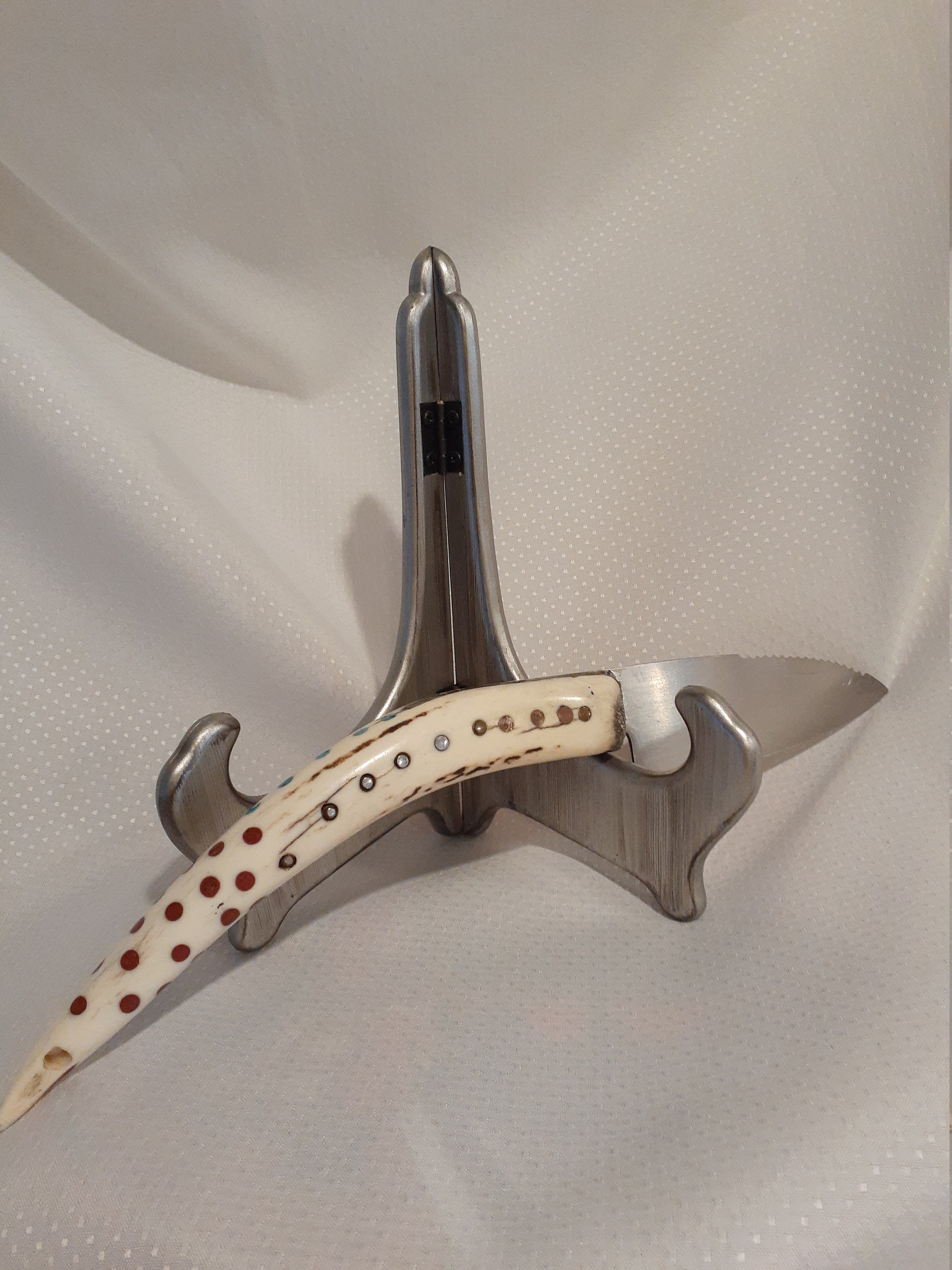 Curved Bone Handle Knife - Etsy