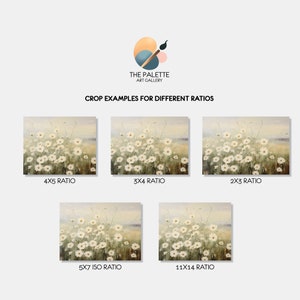 Spring Wildflowers Oil Painting Digital Download, Neutral Spring Decor ...