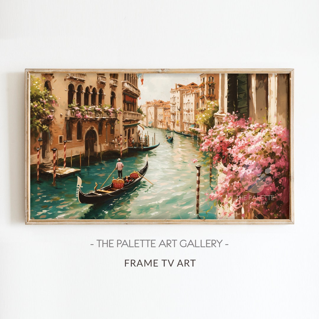 Spring Venice Canals FRAME TV Art Digital Download, Spring Decor ...