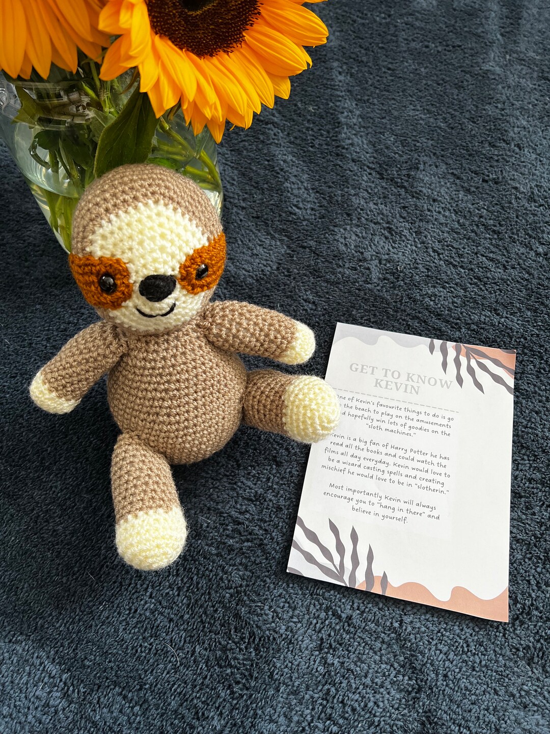 Adopt a Sloth/ Sloth Adoption/ Adoption Gift/ Crochet Sloth/ Sloth ...