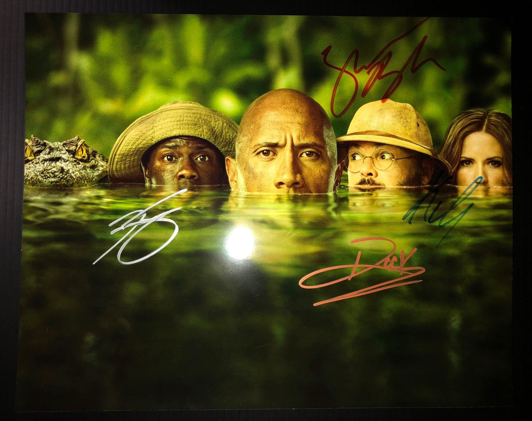 JUMANJI CAST Authentic Hand Signed Autograph 8x10 Photo With COA - Etsy