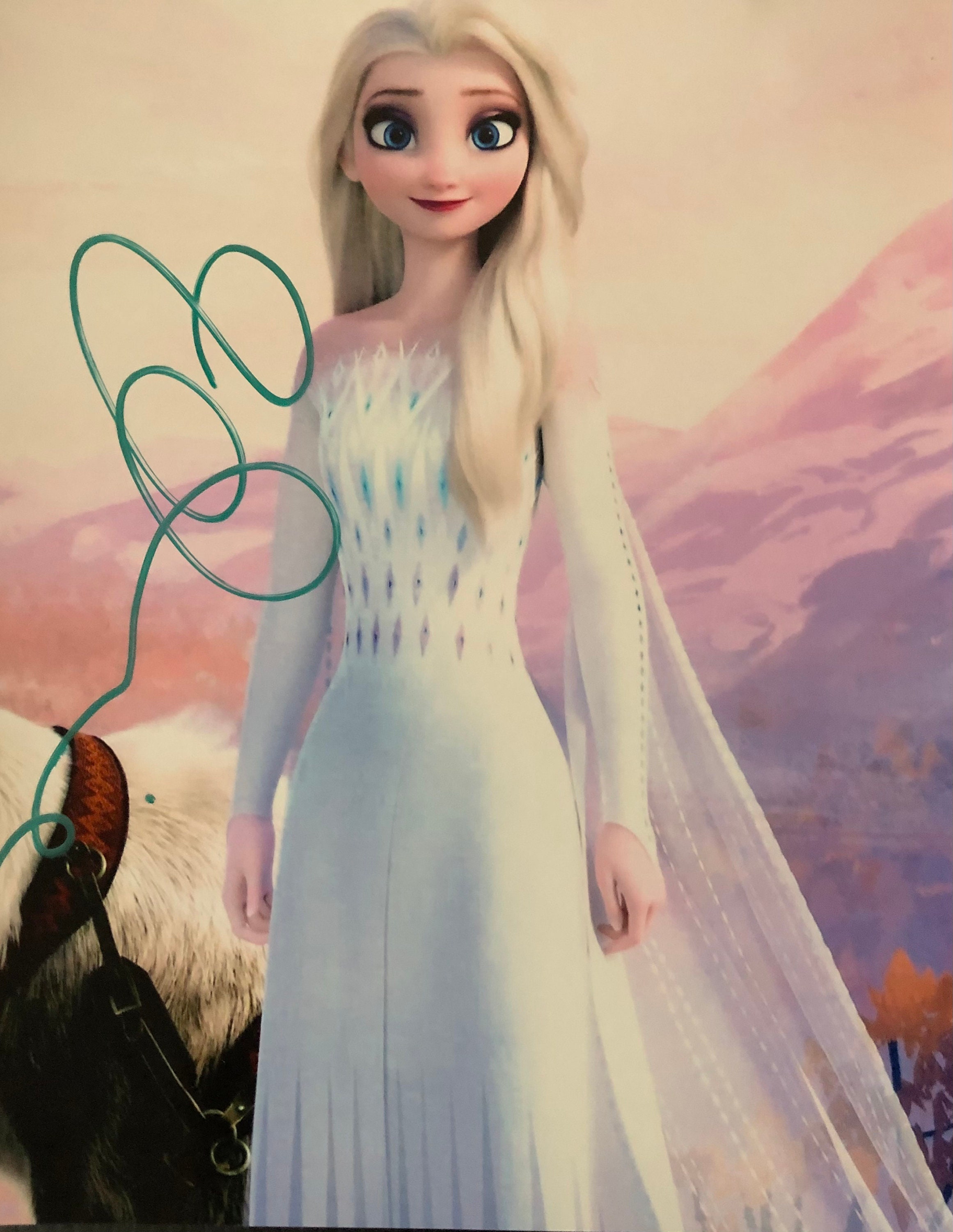 Frozen Elsa Signed 8x10 Photo - Etsy