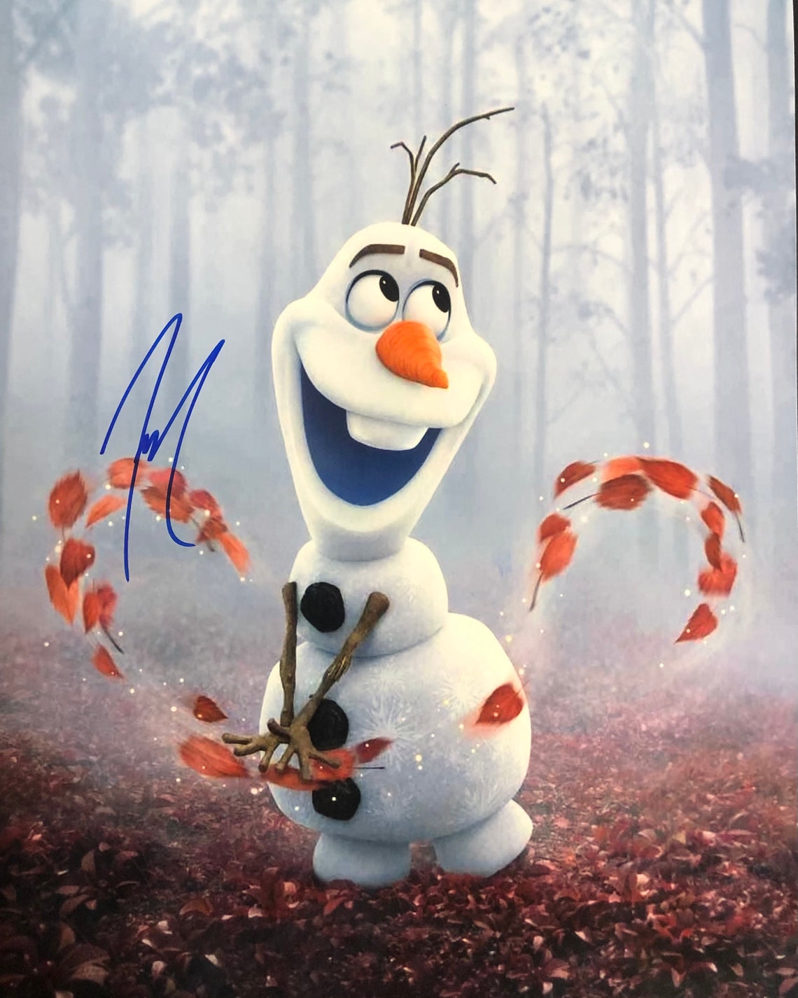 Frozen Olaf Signed 8x10 Photo - Etsy