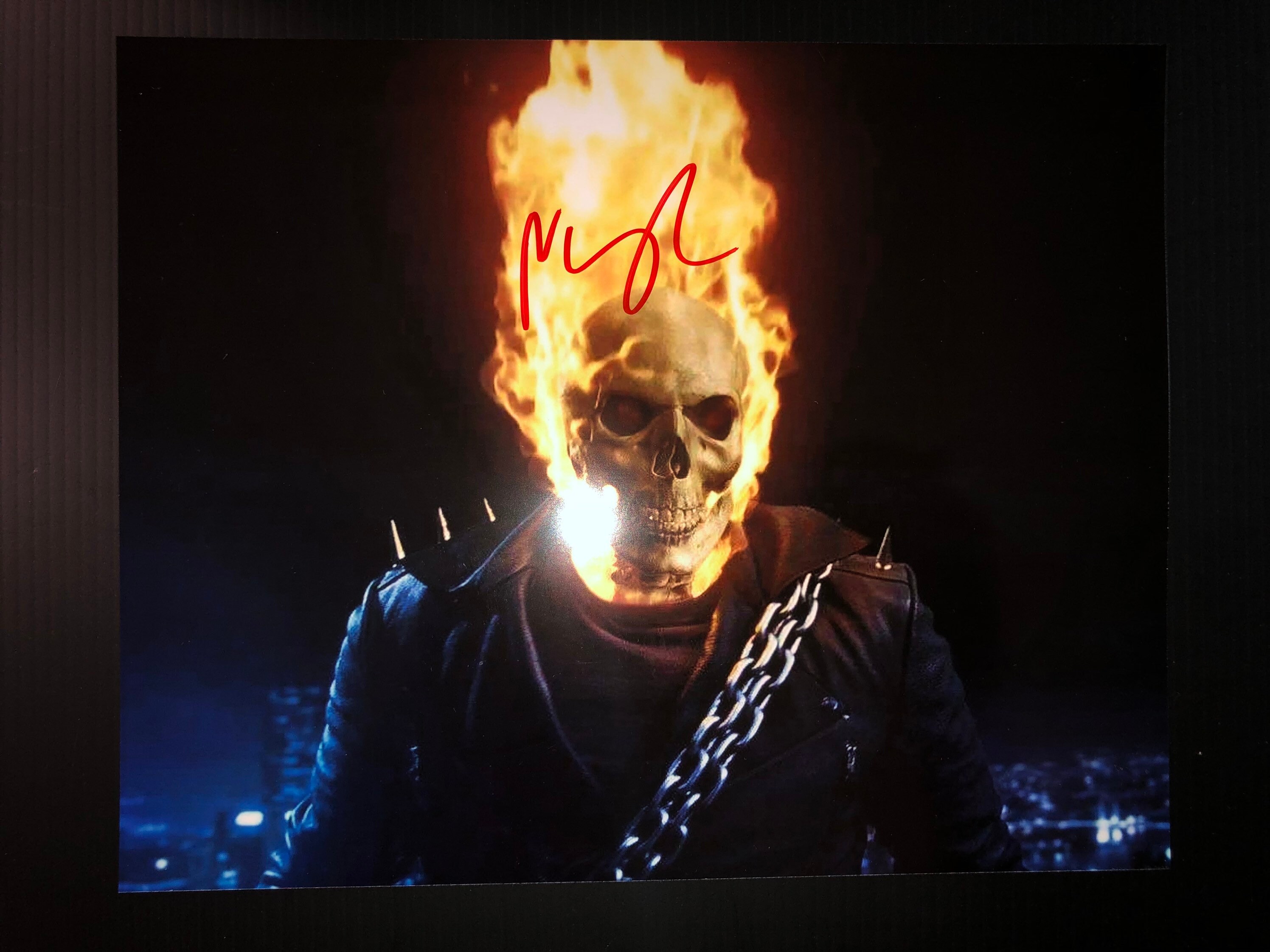 Nicolas Cage Ghost Rider Makeup