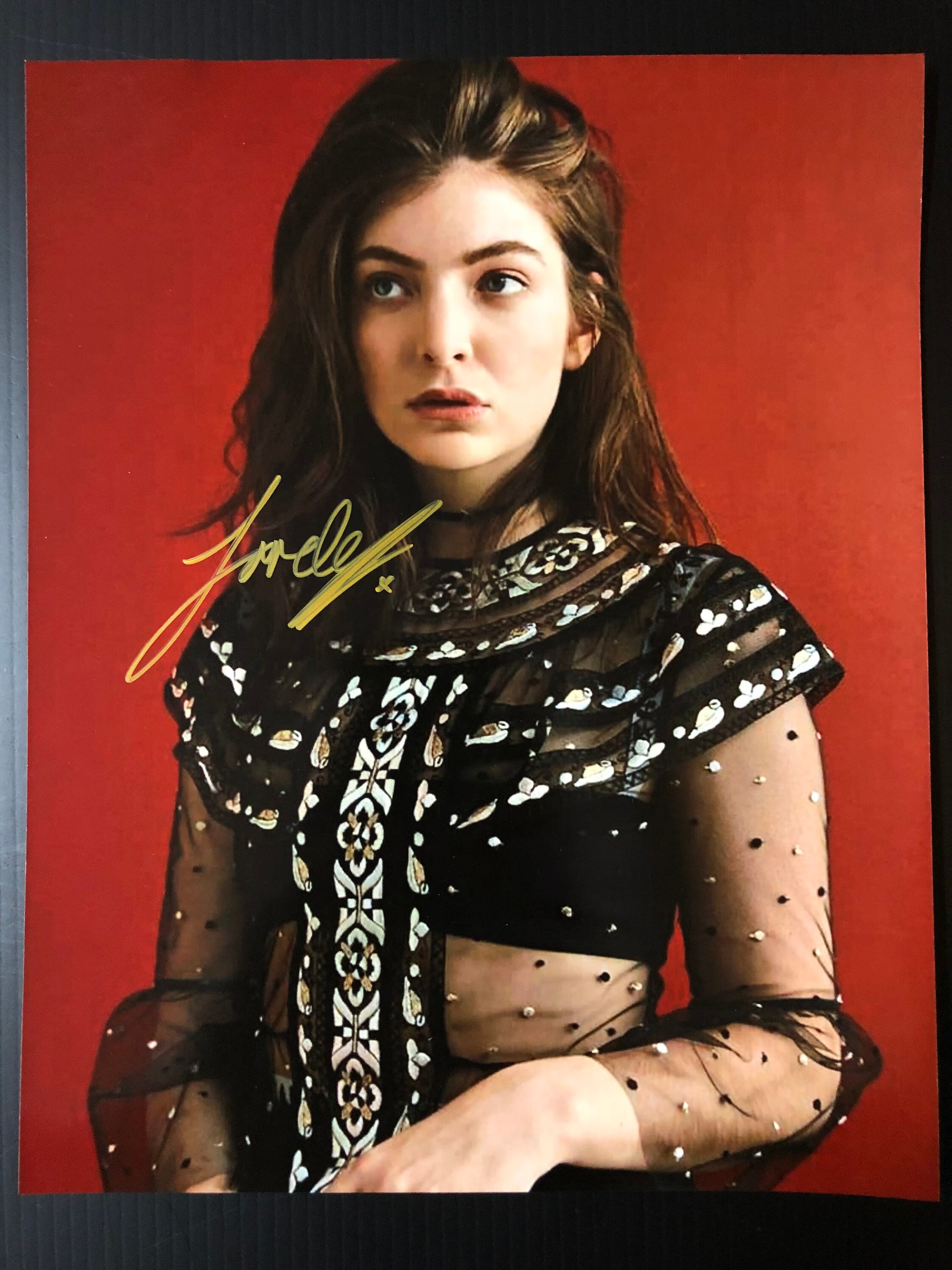 Lorde Autograph