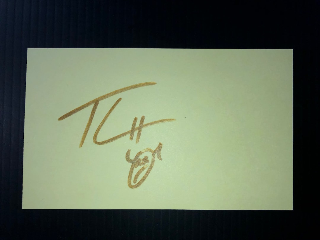 TRAVIS SCOTT Authentic Hand Signed Autograph Index Card With - Etsy