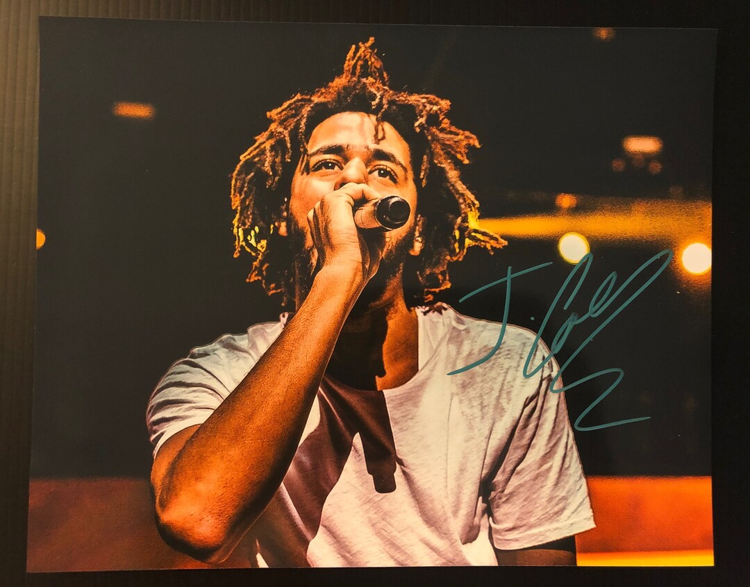 J COLE Hand Signed Autograph 8x10 Photo With COA - Etsy