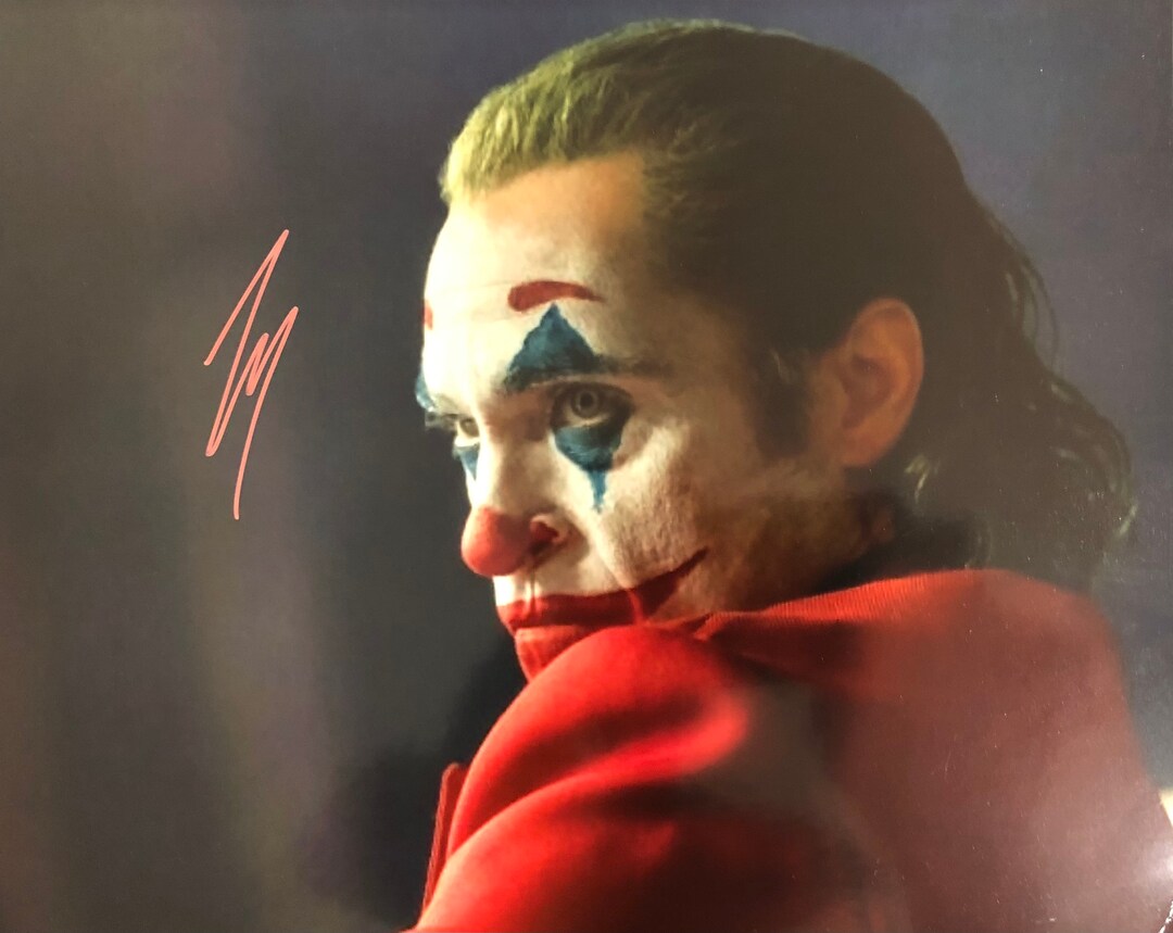 Joaquin Phoenix Signed 8x10 Photo Joker - Etsy