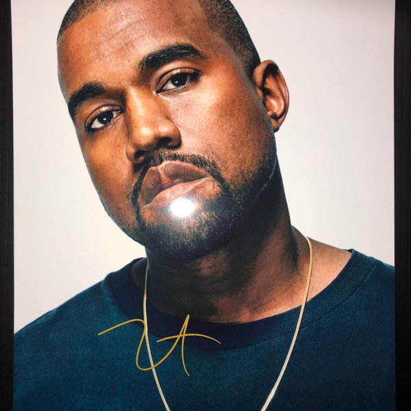 Autograph Kanye West - Etsy