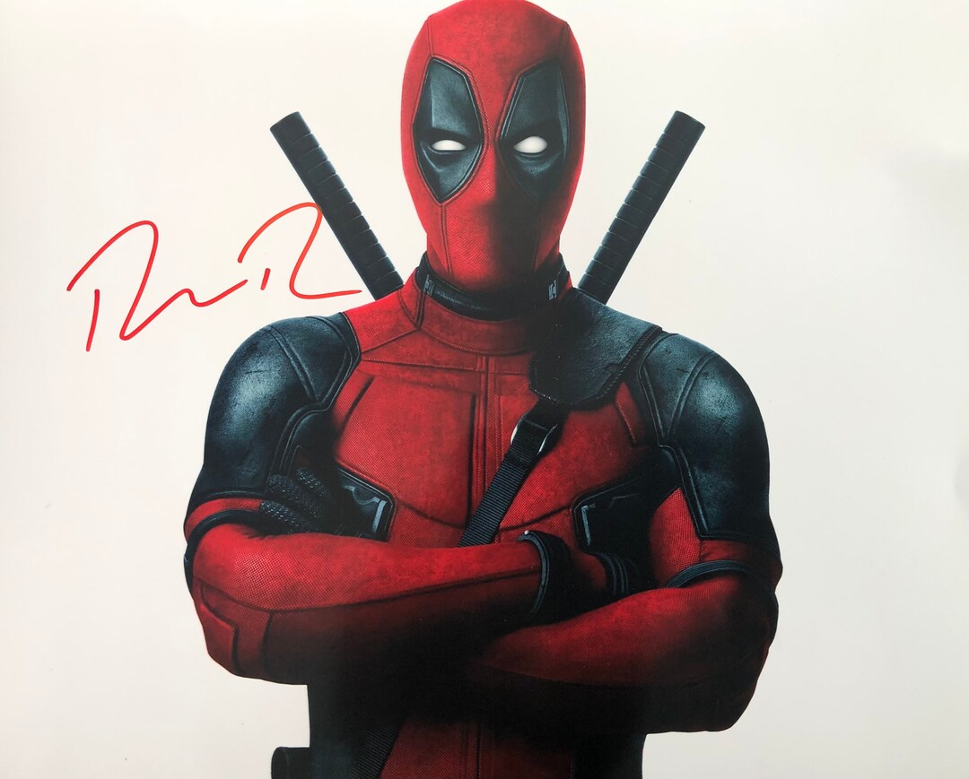 Deadpool Signed 8x10 Photo - Etsy
