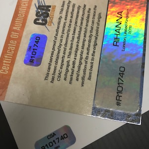 RIHANNA Authentic Hand Signed Autograph 10x8 Photo With COA - Etsy