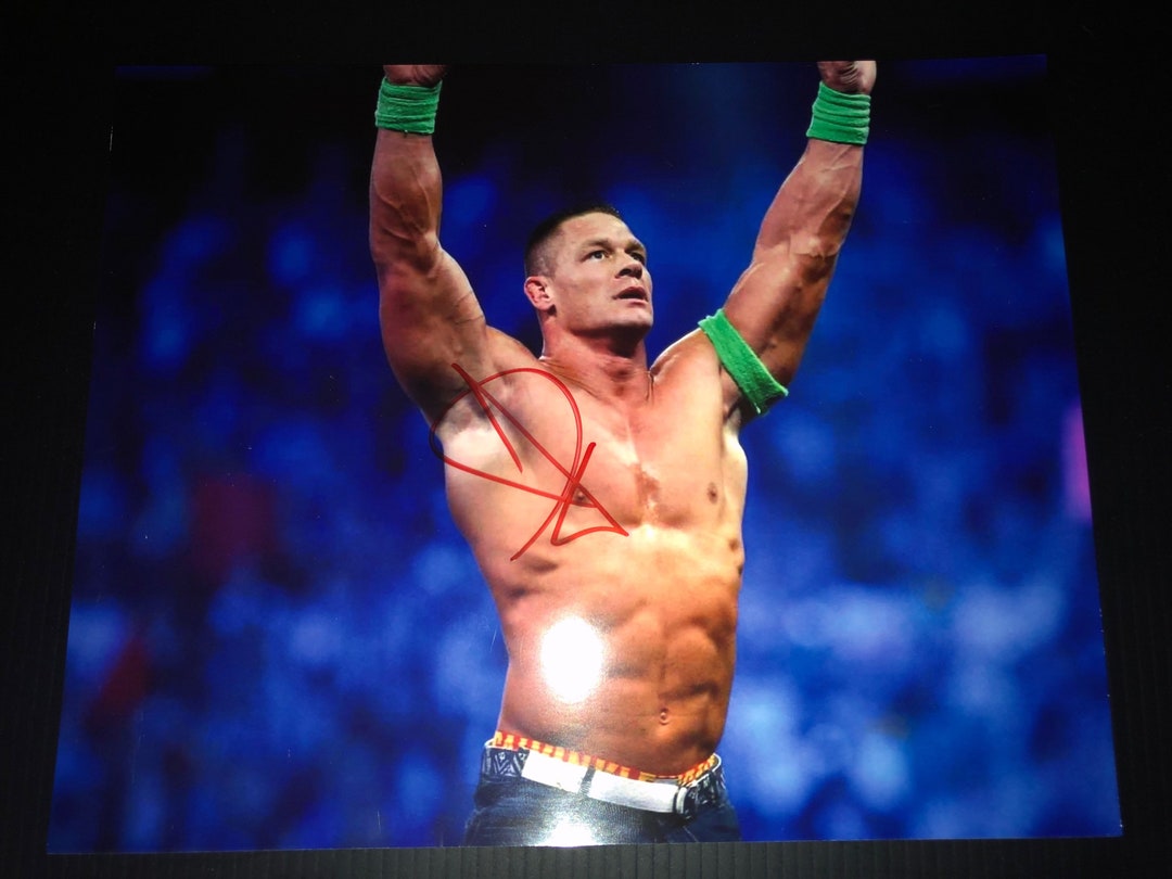 JOHN CENA Hand Signed Autograph 8x10 Photo With COA - Etsy