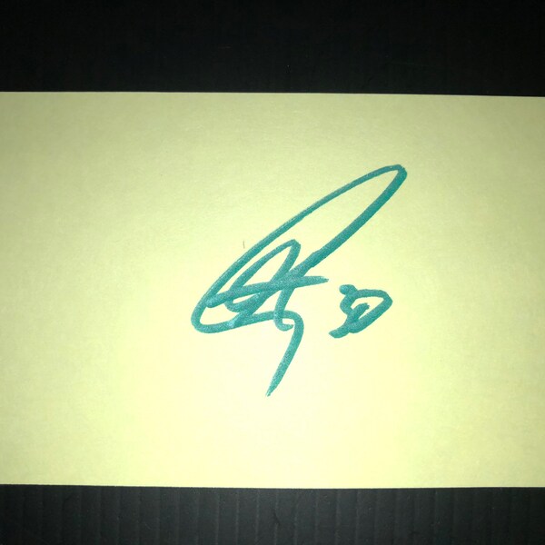 Steph Curry Signed Card - Etsy