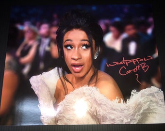 Signed Cardi B - Etsy