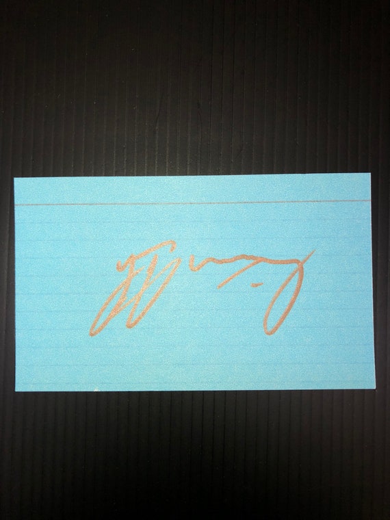 Color Photography RAPPER YG Authentic Hand Signed Autograph Index Card ...