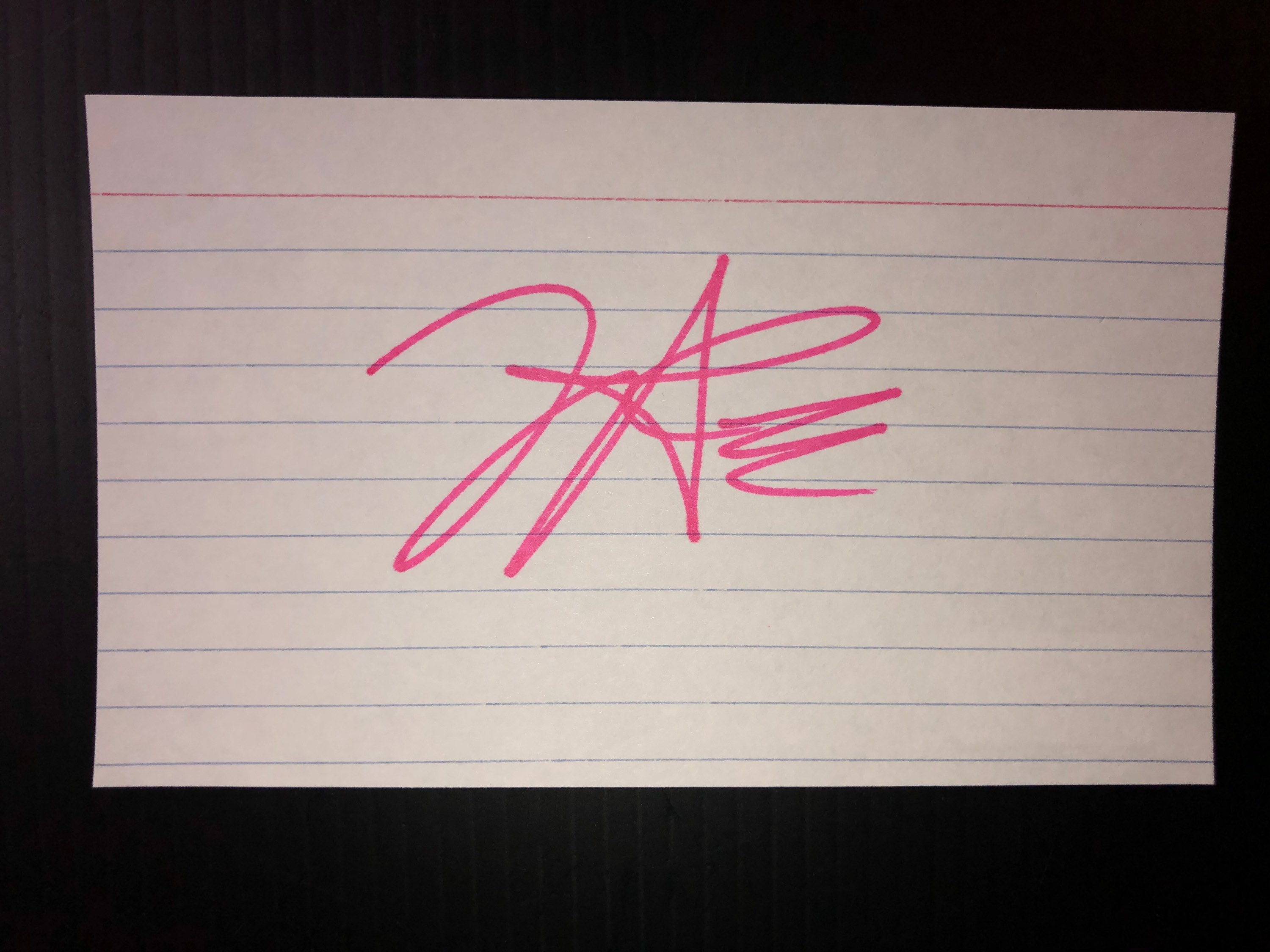 Zendaya Coleman Signed