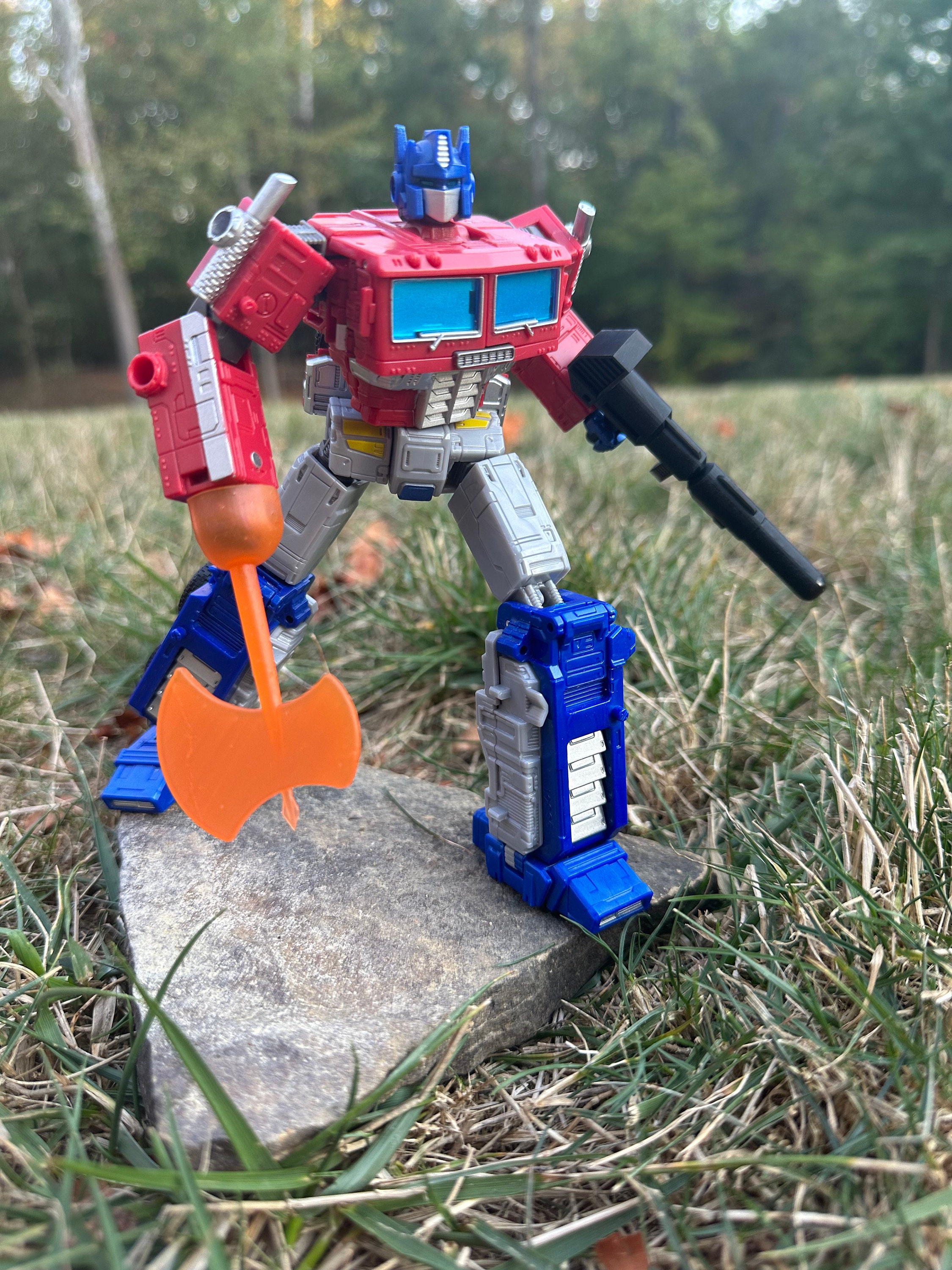 Optimus Prime G1 Energon Axe/blaster Upgrade Kit/siege, Earthrise - Etsy