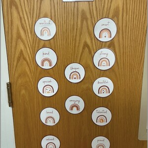 Boho Rainbow Positive Affirmation Classroom Decor - Download and ...