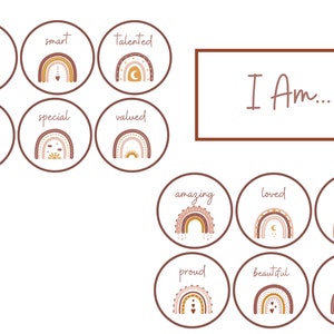 Boho Rainbow Positive Affirmation Classroom Decor - Download and ...