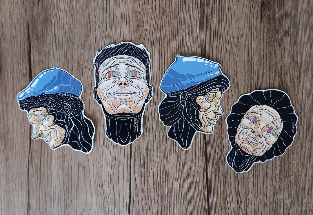 Stickers heads - Etsy France