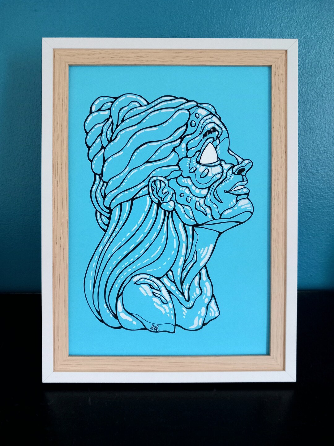 Unique and Original Drawing, Street-artist Lef lefdraw - Etsy