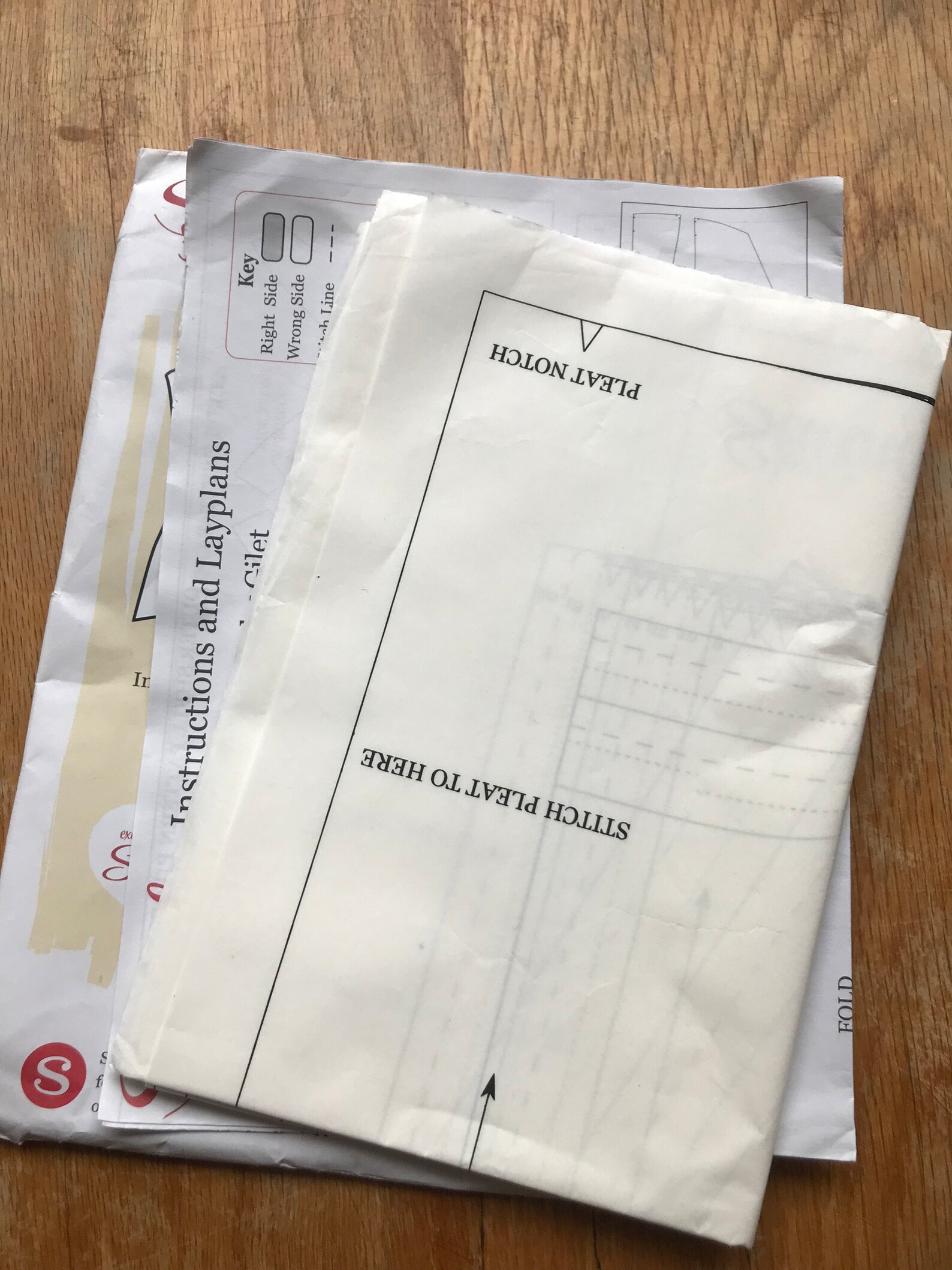Simple Sew the Slouchy Gilet Sewing Pattern 8-20 UK FF Unused - Etsy