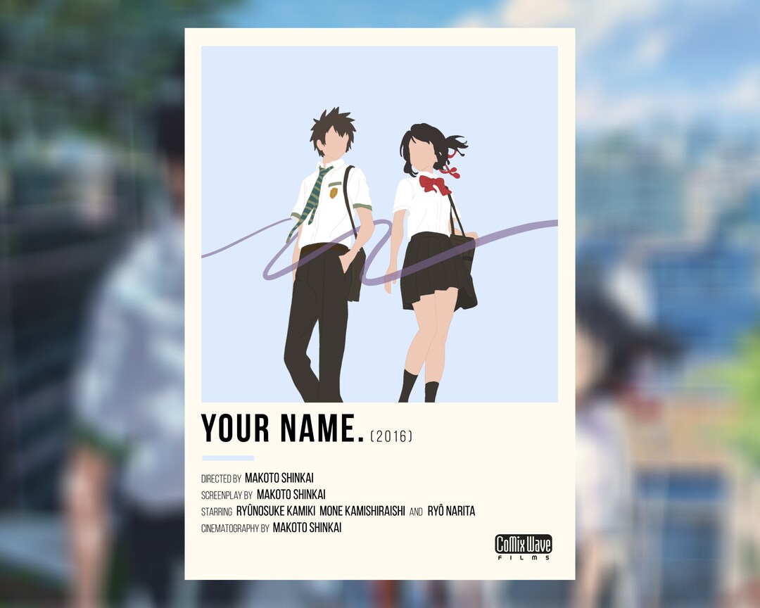 Your Name. (2016) - Minimalist Illustration Style Print (digital ...