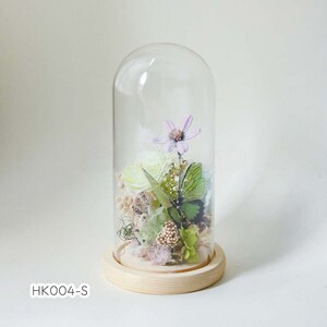 Preserved Flower Dome With LED Light: Dried Flower Arrangement - Etsy