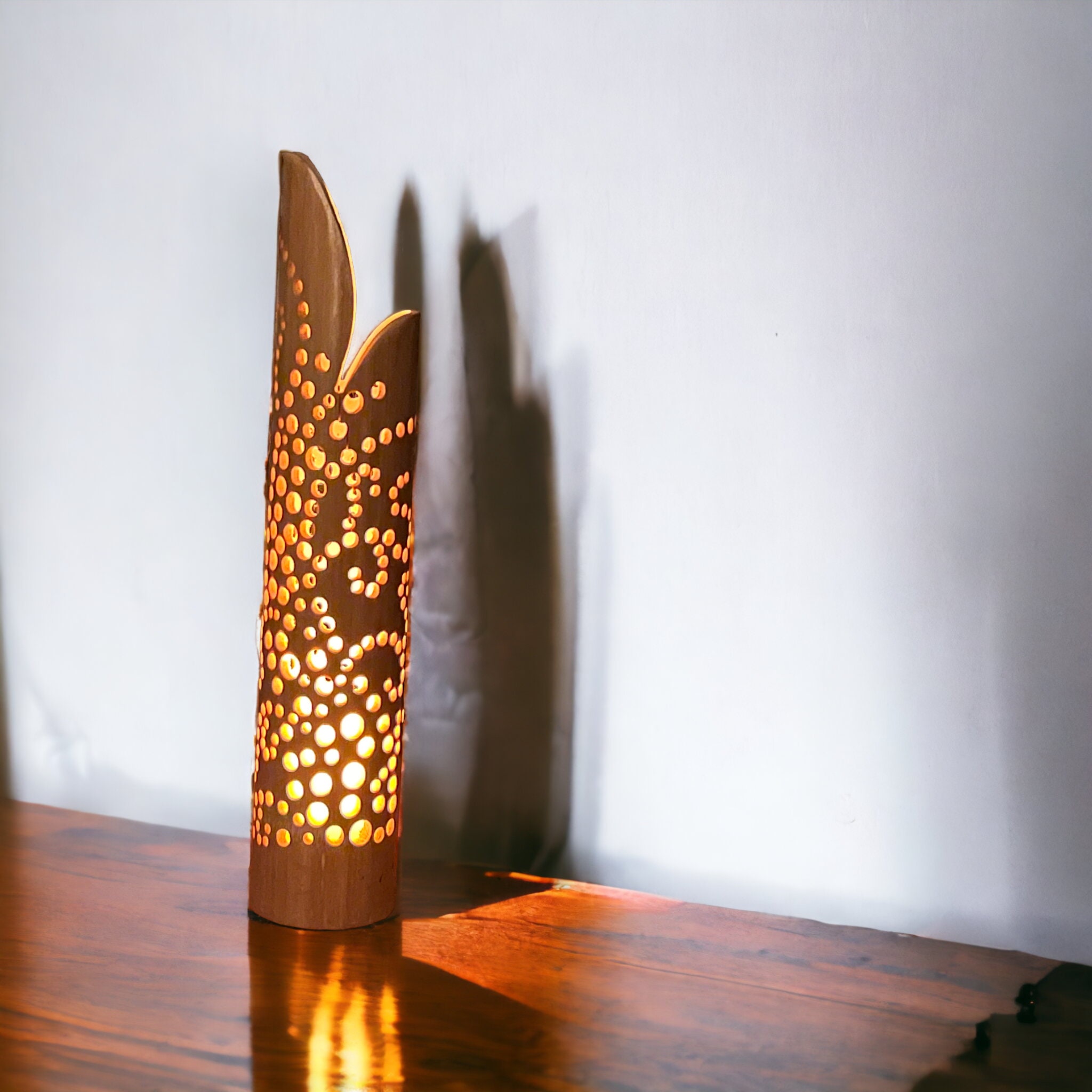 Bamboo Lamps Bedroom Lamps Desk Lamps Ambient - Etsy