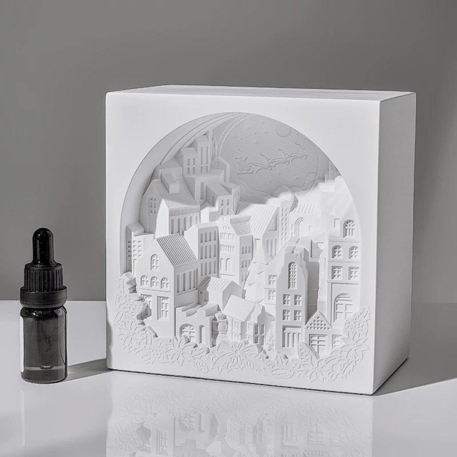 Gypsum Castle Diffuser Lamp: Aromatherapy LED Desk Light - Etsy