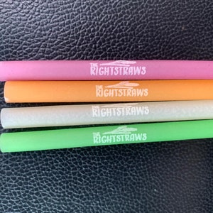Eco Friendly Rice Drinking Straws - Bag of 100, Mixed Colors ...