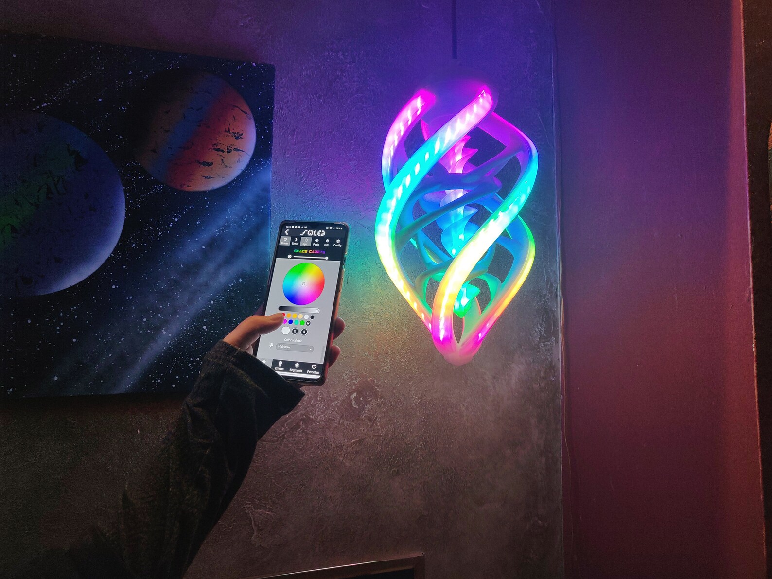 Andromeda Smart Multi-color Pendant Light - Etsy