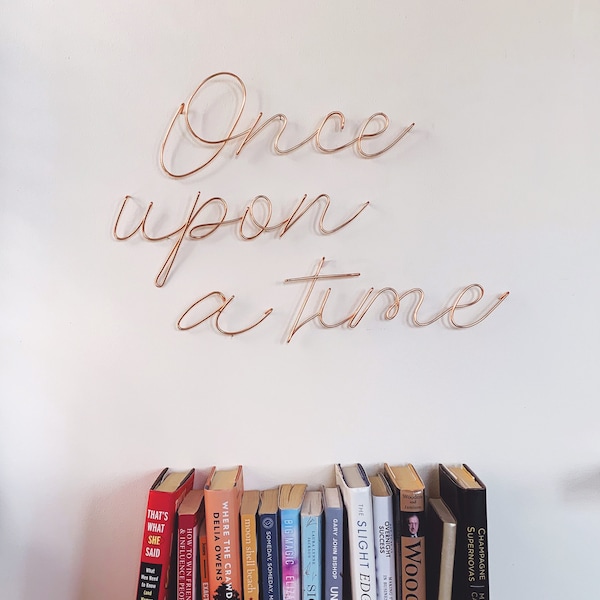 Once Upon a Time Sign - Etsy