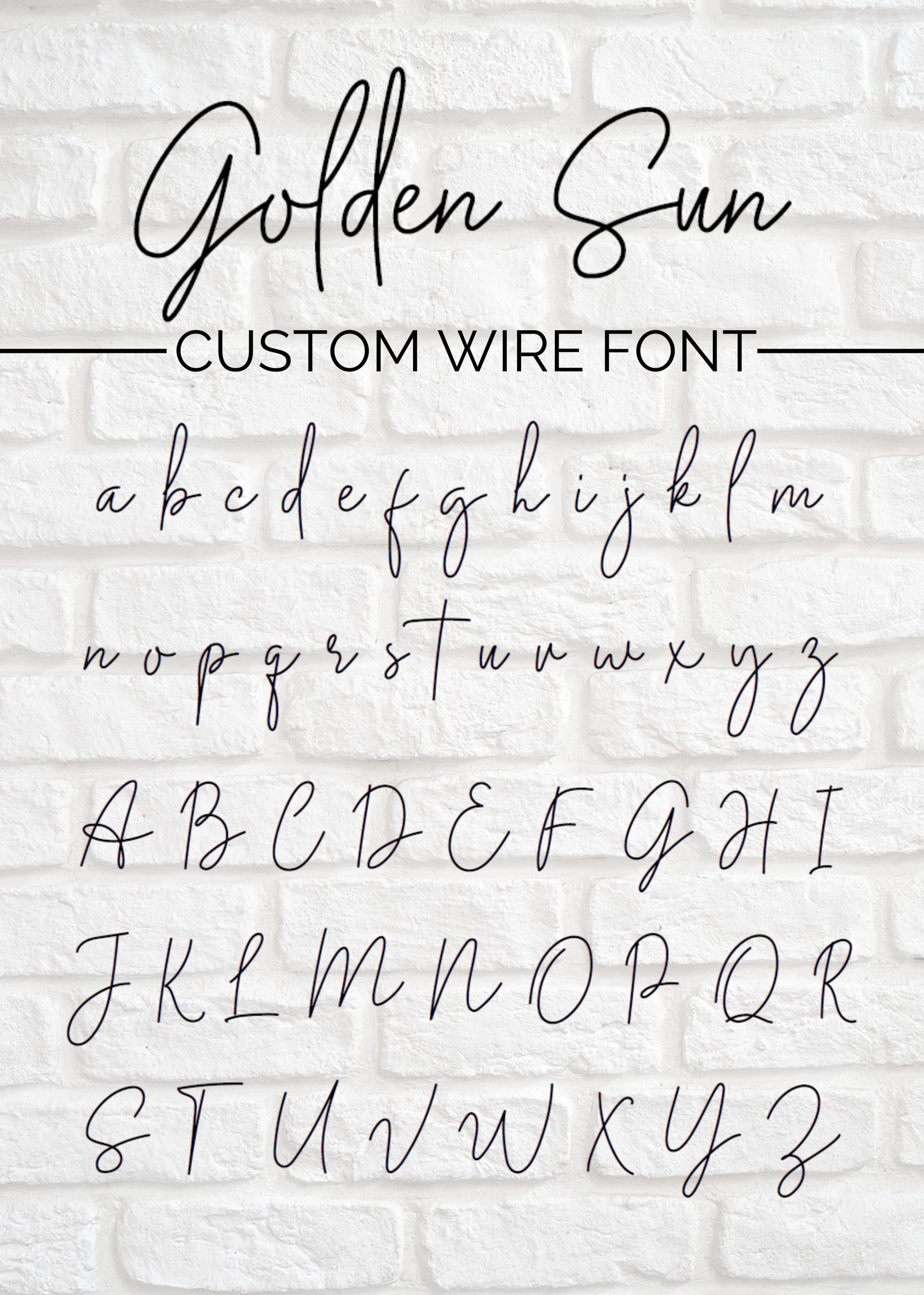 Wire Font Style