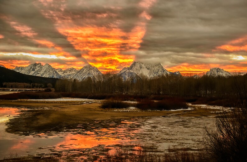 Mount Moran Sunset Award Winning Fine Art Print Nature Photography ...