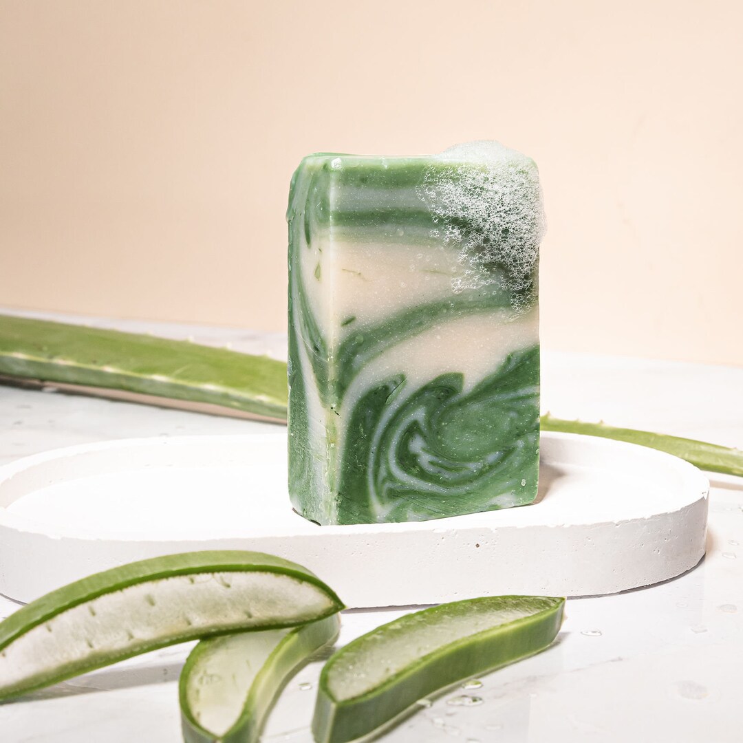 Aloe Vera Cleansing Bar for Sensitive Skin Gentle Relief for Sensitive ...
