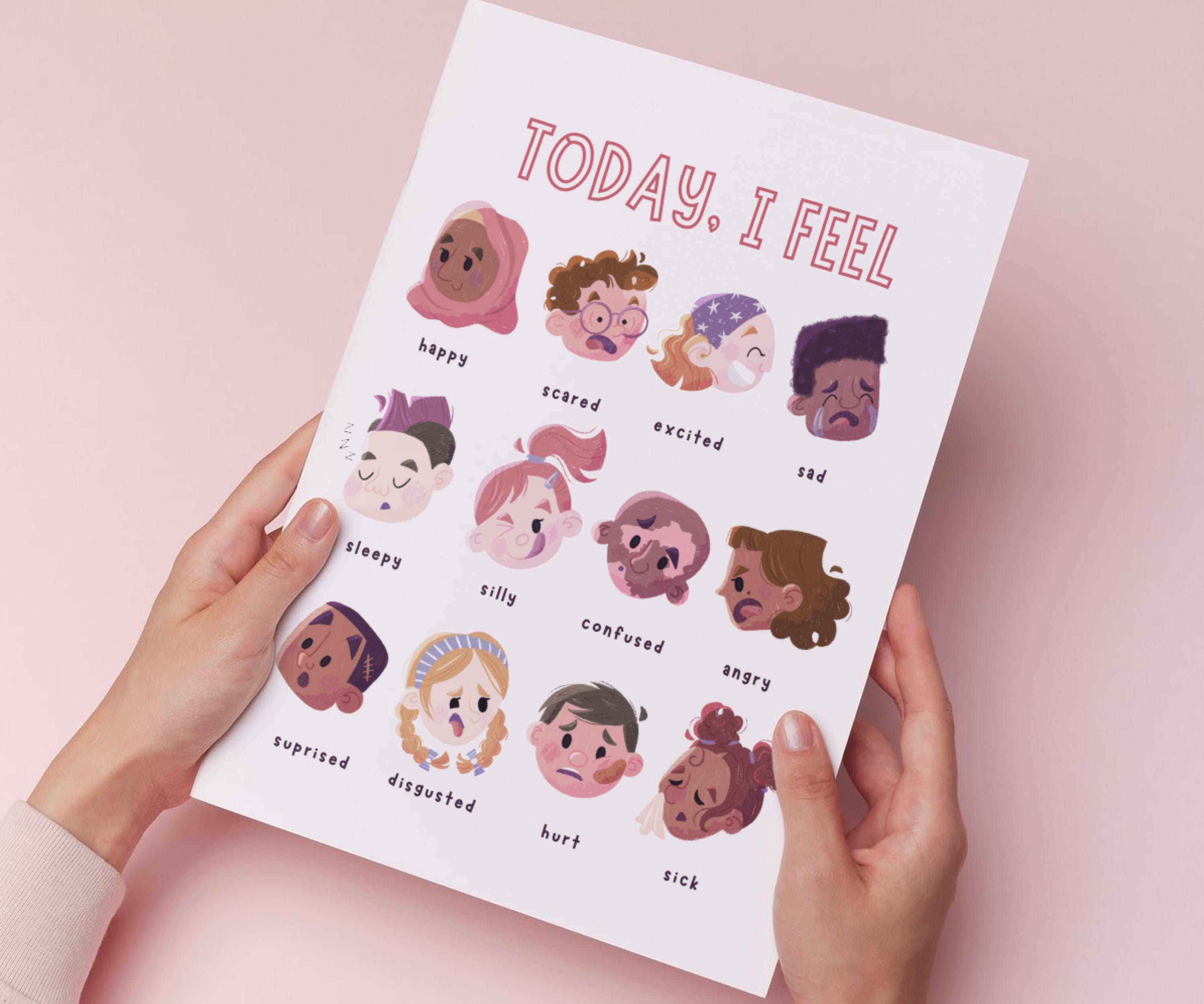Kids Emotions Poster - Feelings Chart for Children | Emotional ...