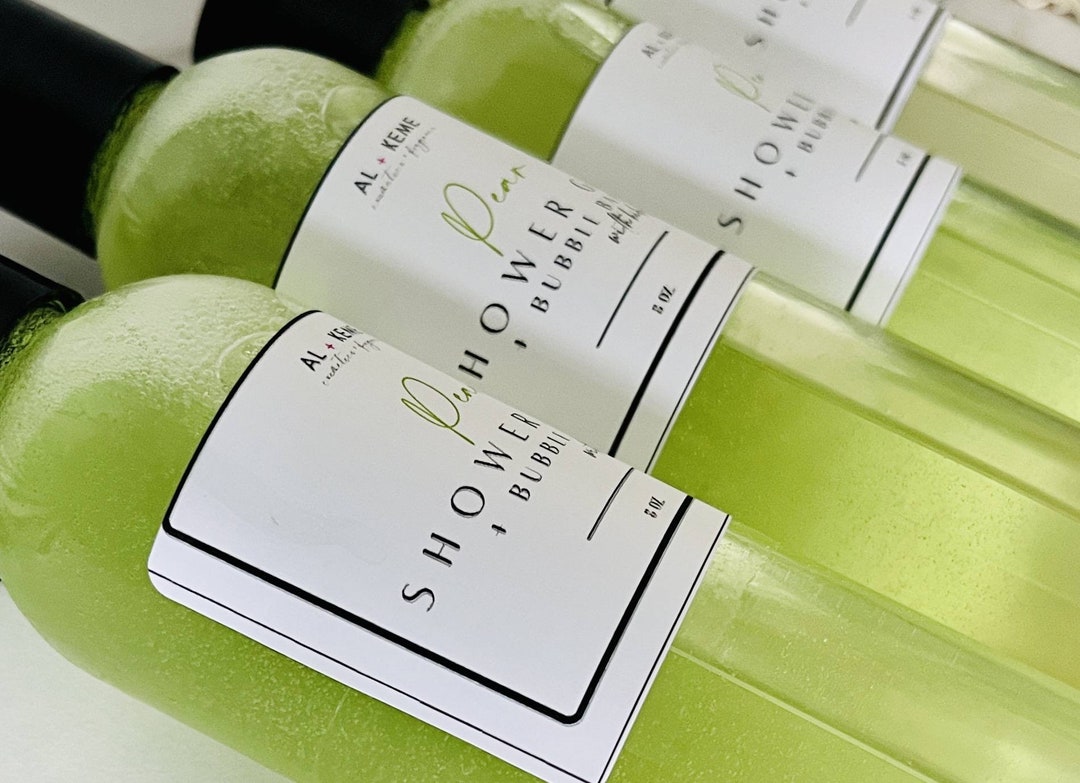 Pear Body Wash - Moisturizing Shower Gel and Bubble Bath With Clean ...