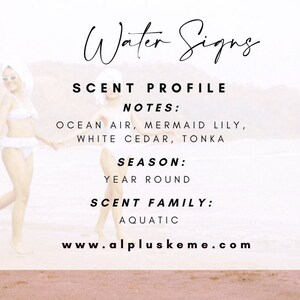 Water Signs Perfume for Women an Ocean Fresh Fragrance With Refreshing ...