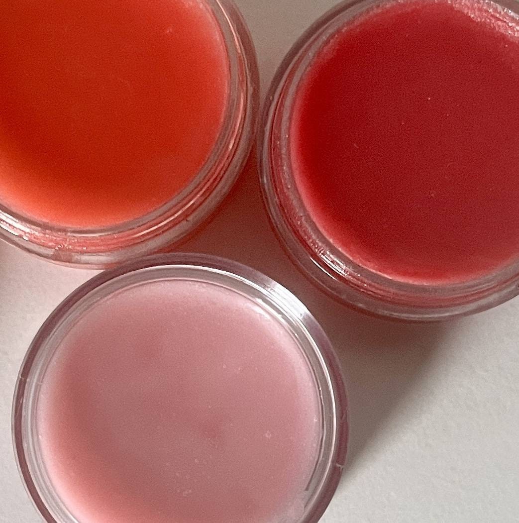 Soft Pink Tinted Lip Balm Pink Organic Lip Stain Pink Lip - Etsy