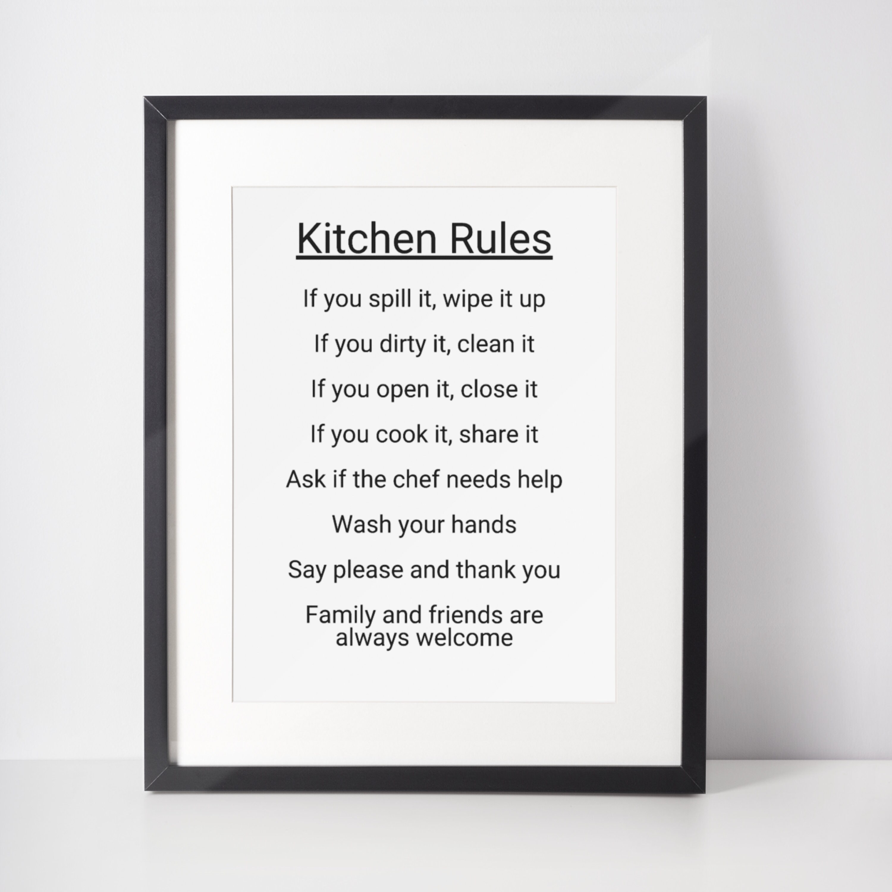 Funny Office Kitchen Rules